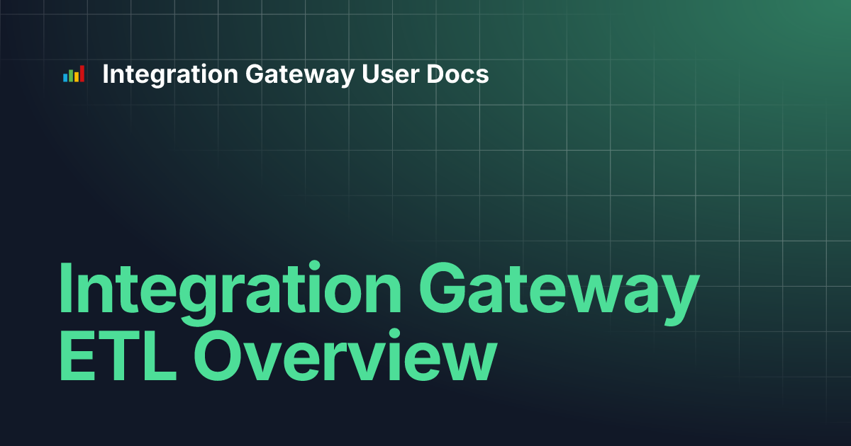 Glyue ETL Overview | Glyue User Docs