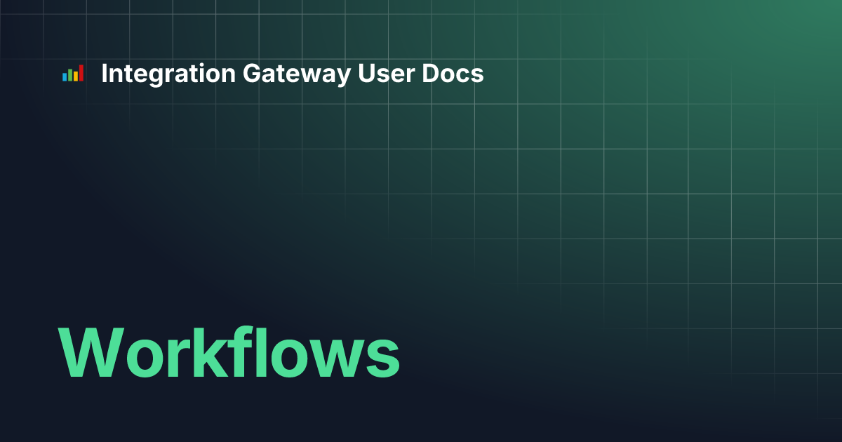 Workflows | Glyue User Docs